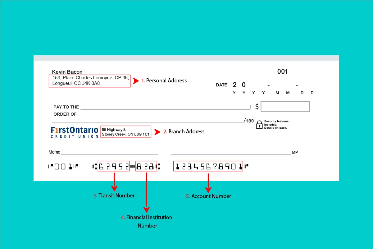 Void Cheque Form