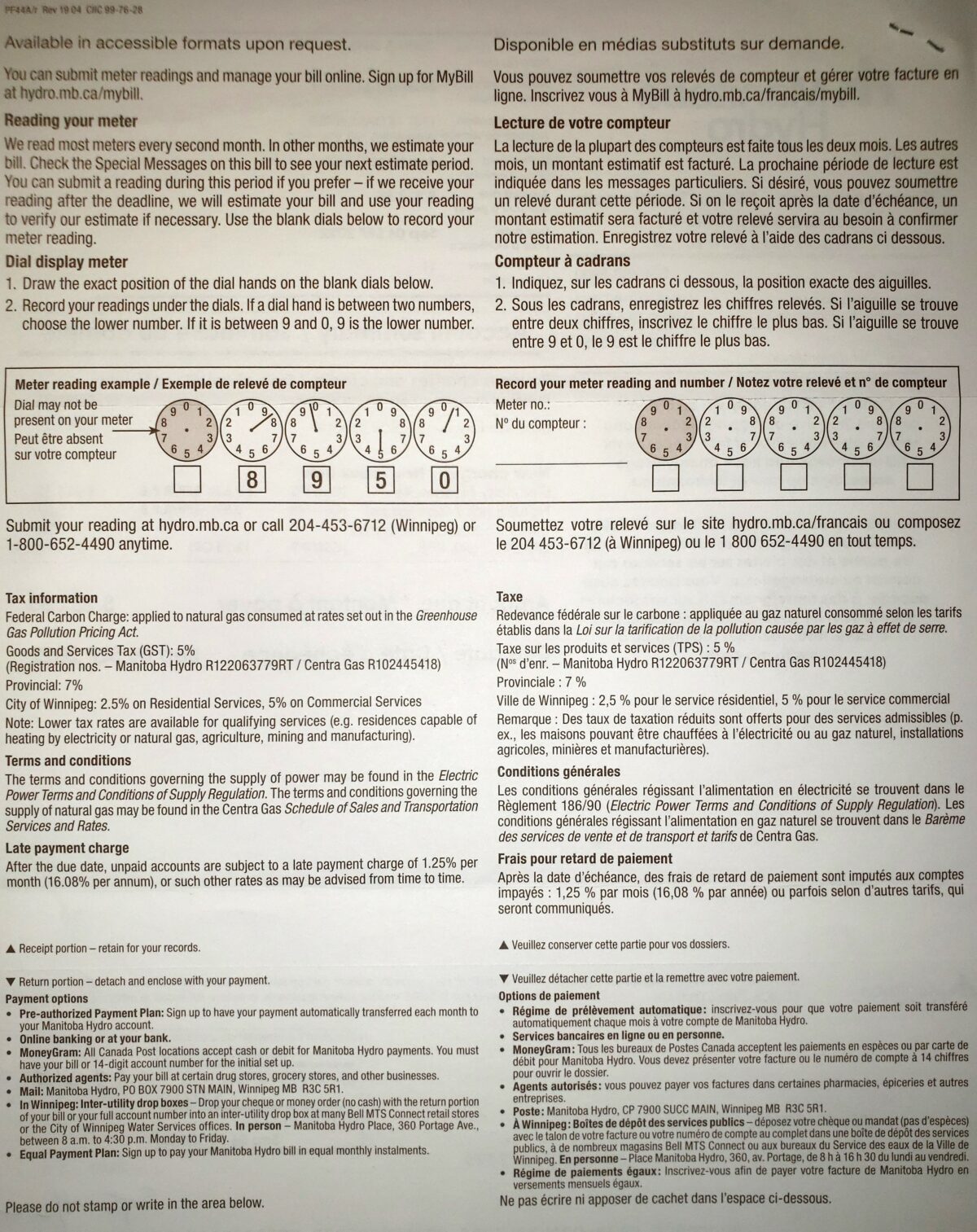 Your Manitoba Hydro Bill: How to Read, Understand and Pay It